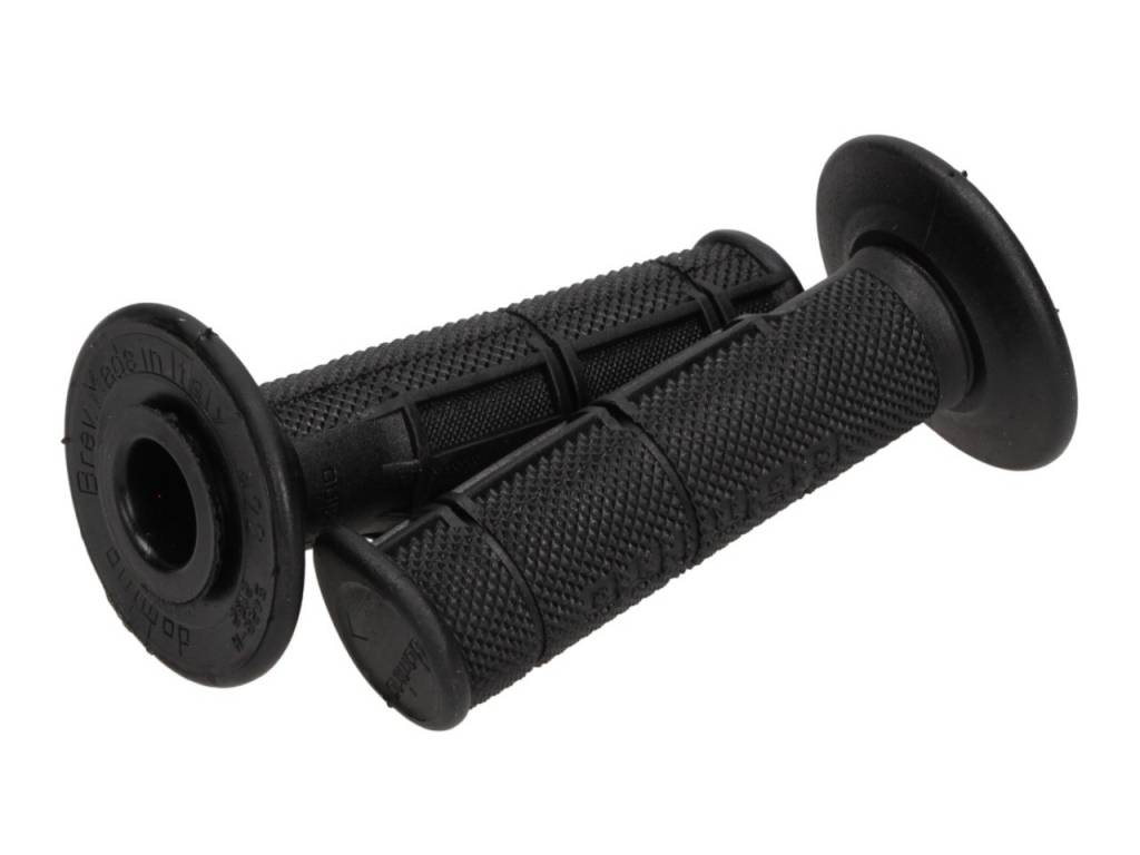 22MM Cross Grips Black kopen bij CafeRacerWebshop.com