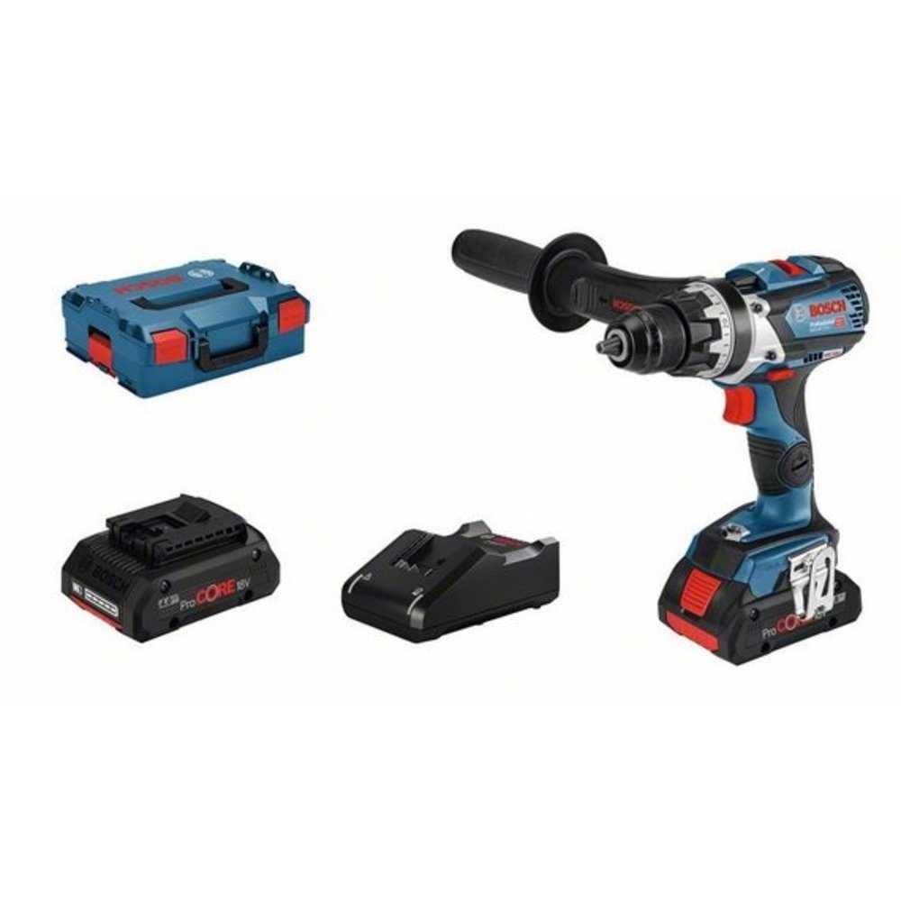 Bosch Gsr 18v 110 C Accu Schroefboormachine 18v Met 2 X Accu Procore 4