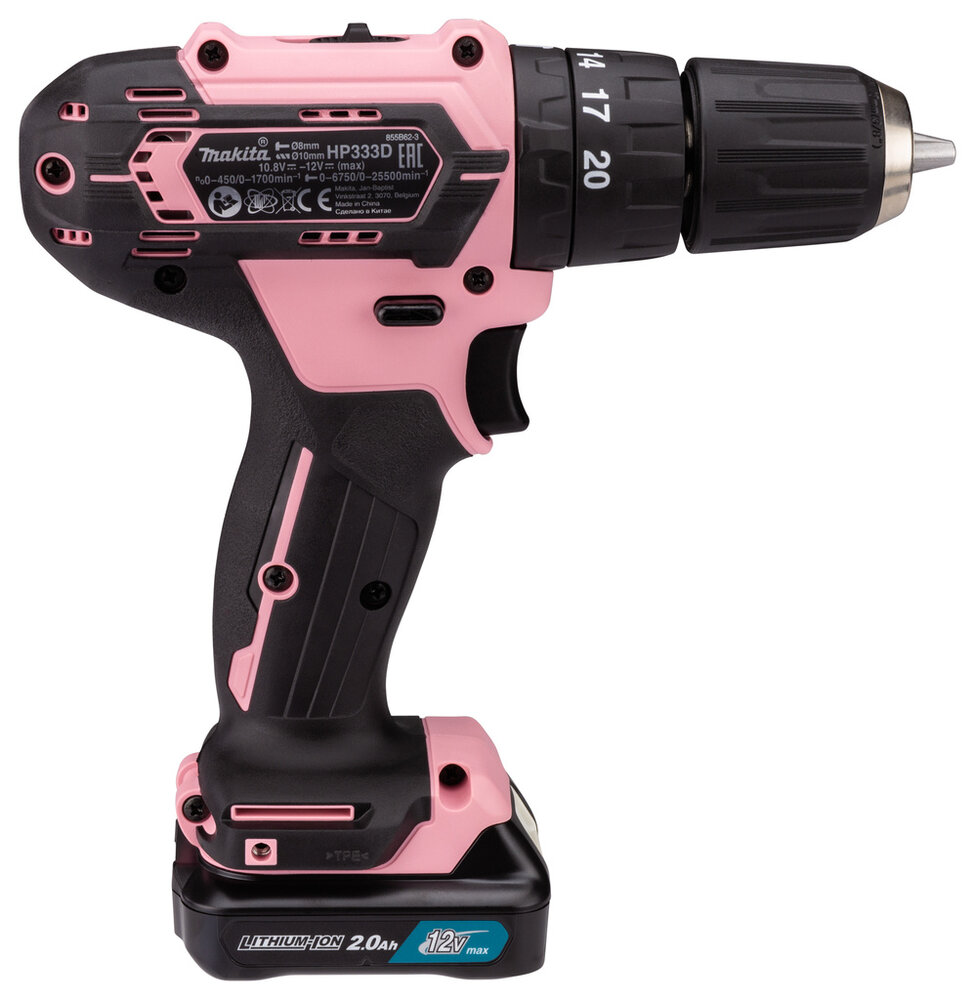 HP333DSAP1 Klopboor-/schroefmachine Roze kopen? | Toolsvoordelig.nl