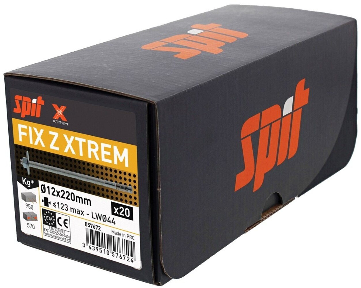 SPIT Fix Z Xtrem Segmentanker M12x220 Grote Ring Verzinkt kopen ...