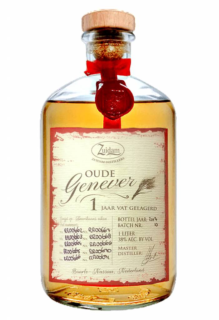 Zuidam 1 jaar Oude Jenever - Pasteuning Wines & Spirits Amsterdam