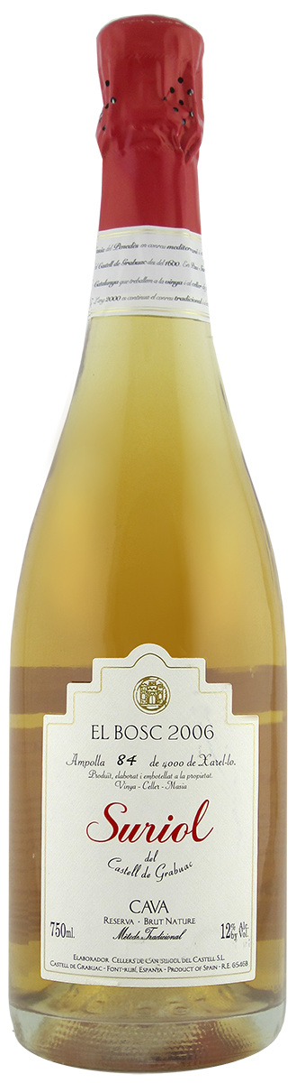 Suriol Cava Reserva Brut Nature El Bosc 2006 - Pasteuning Wines ...
