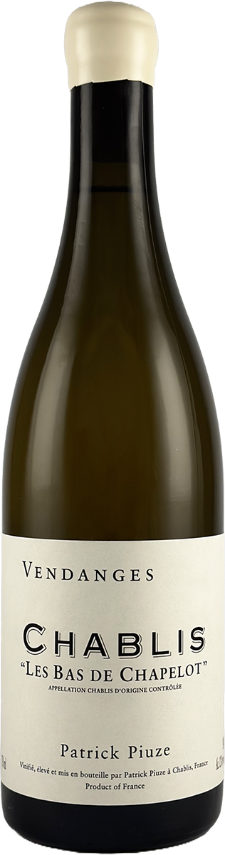 Patrick Piuze Chablis Les Bas de Chapelot 2023 - Pasteuning Wines ...