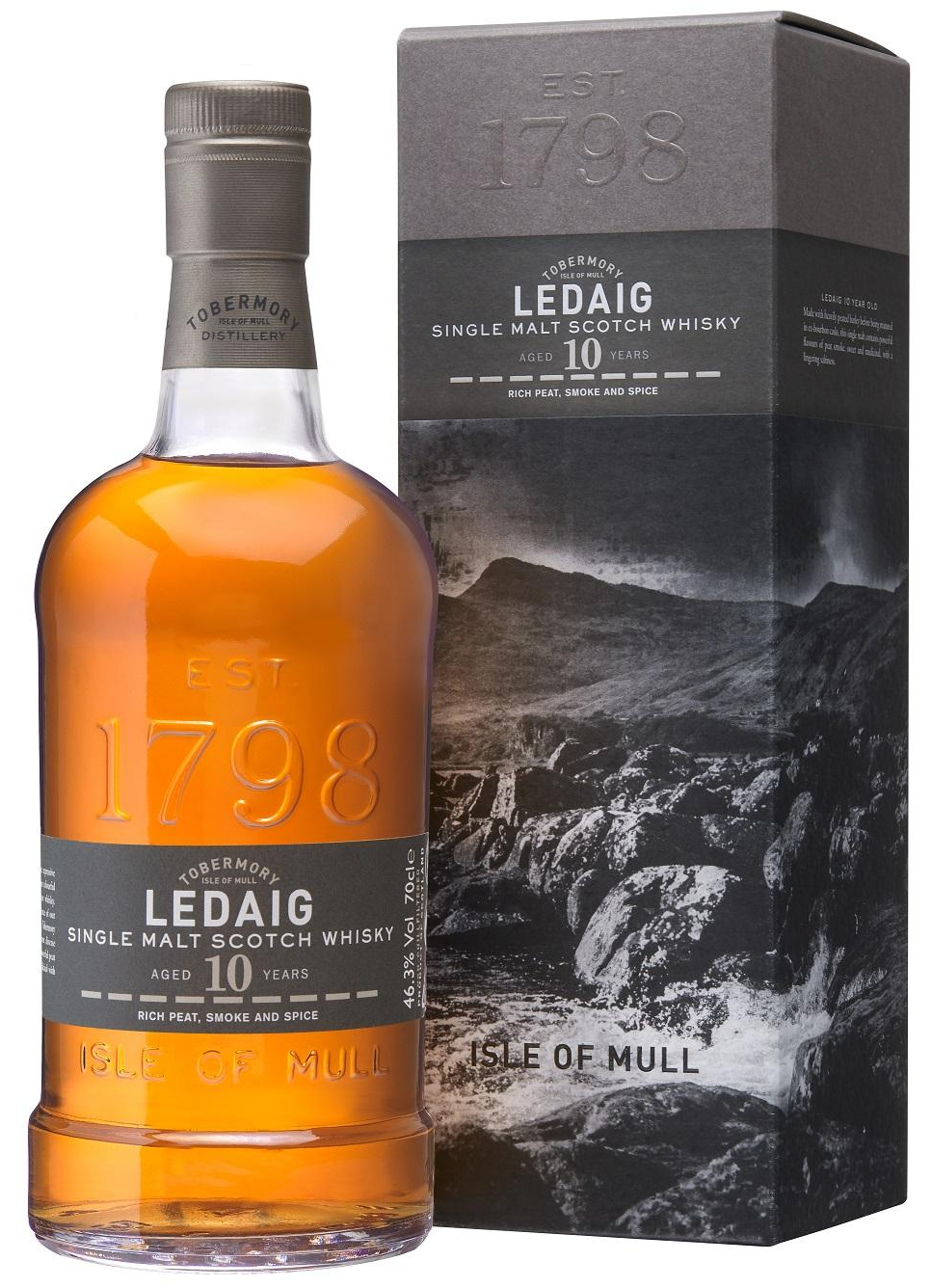 Ledaig 10 Years Old 0,70 ltr 46,3% - Whiskysite.nl World of Fine Spirits