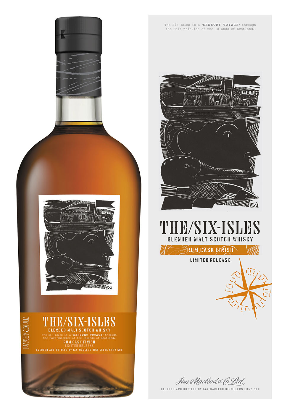 Six Isles Rum Cask Finish 0,70 ltr 48% - Whiskysite.nl World of Fine Spirits