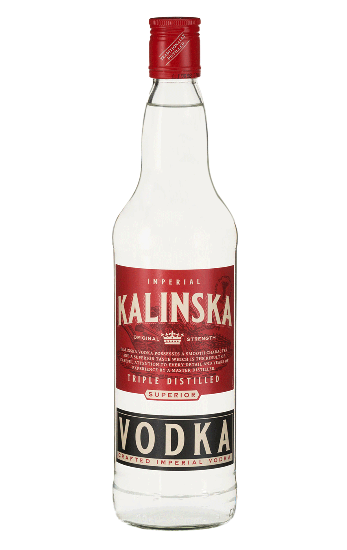 Kalinska Vodka 1,00 ltr 37,5% - Whiskysite.nl World of Fine Spirits