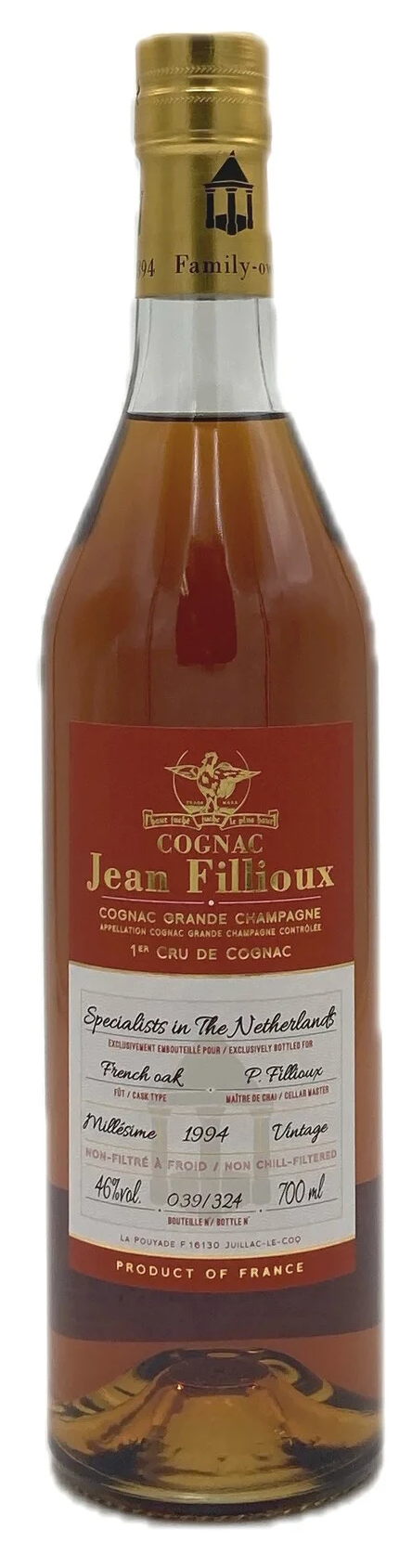 Jean Fillioux Single Cask 1994 0,70 ltr 46% - Whiskysite.nl World of ...