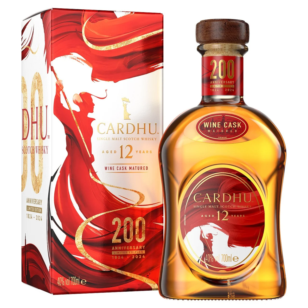Cardhu 12 Years Old Wine Cask 200th Anniversary 0,70 ltr 40% ...