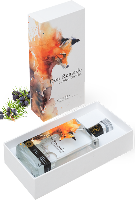 Don Renardo London Dry Gin 0.50 ltr 40% - Whiskysite.nl World of Fine ...