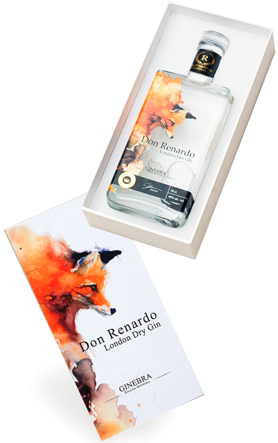 Don Renardo London Dry Gin 0.50 ltr 40% - Whiskysite.nl World of Fine ...