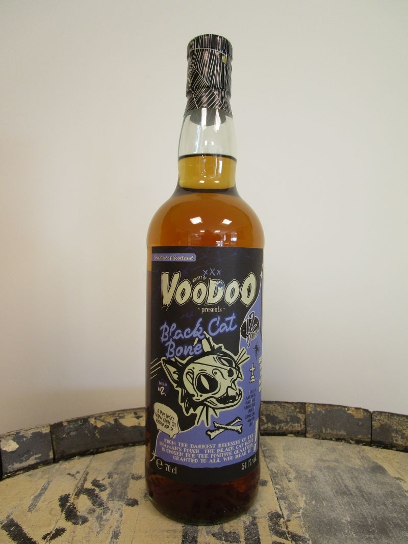 Whiskey of VooDoo Black Cat Bone Benrinnes 12 Years Old 0.70 ltr 54.1% ...