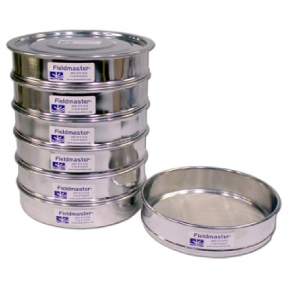 Wildco Sieves, Stack of 6, including lid and pan - Veldshop