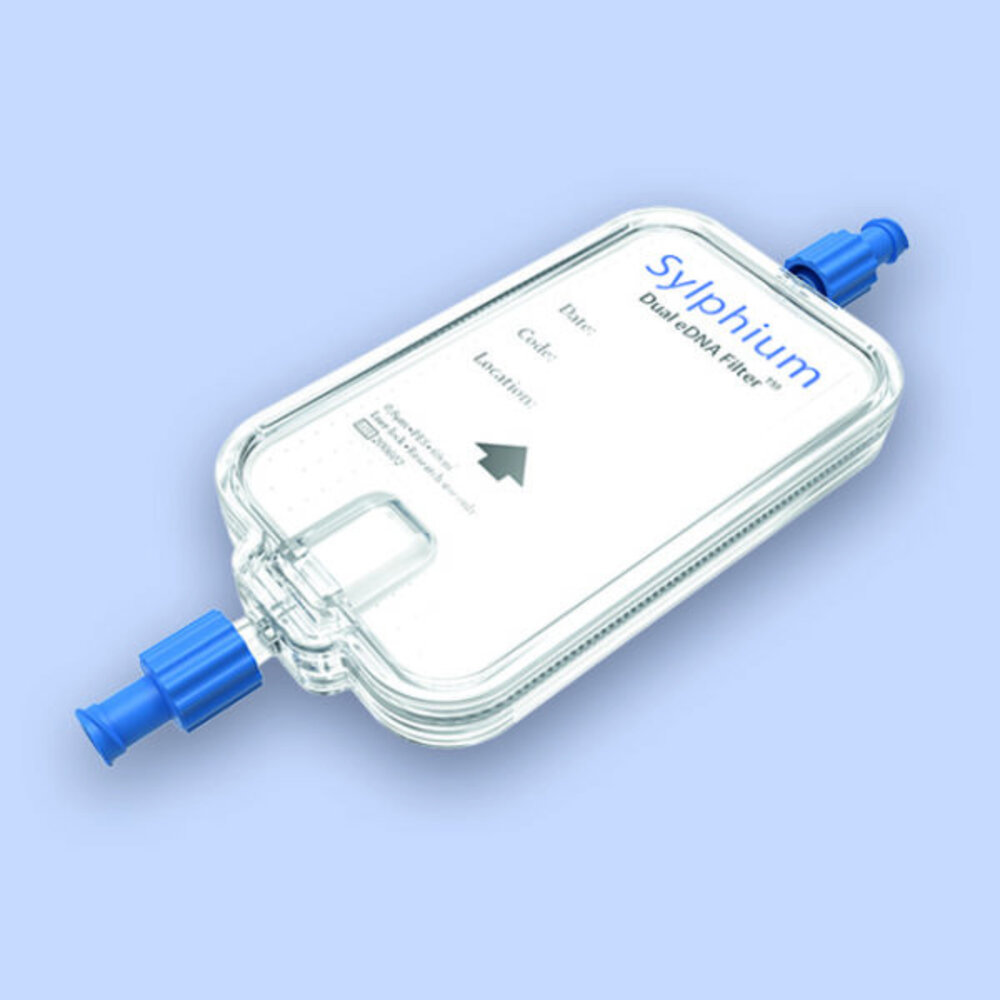 eDNA Microbial Dual Filter Capsule (0.22 µm) with Luer Lock caps - Veldshop