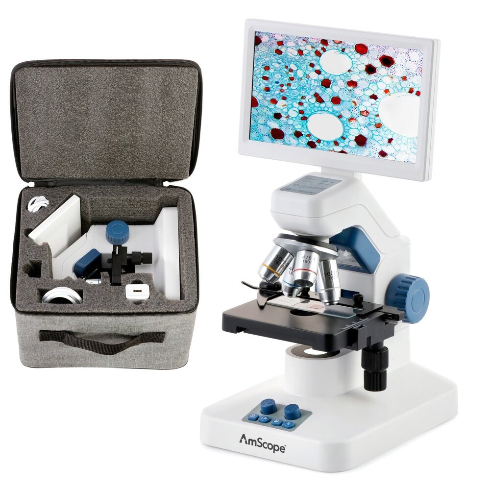 AmScope Full HD 7" Digital Compound Microscope - Veldshop