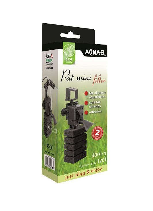 Aquael pat mini Filter |100% veilig voor de kleinste aquarium dieren ...