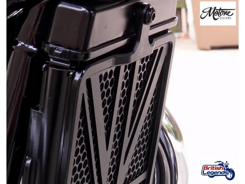 Radiator Stone Guard "Union Jack" for Triumph Twins - Triumph Parts