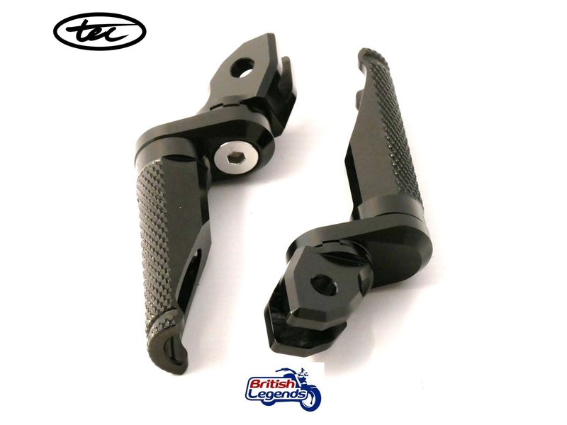 Solid Alloy Footrests for Triumph motorikes - British Legends