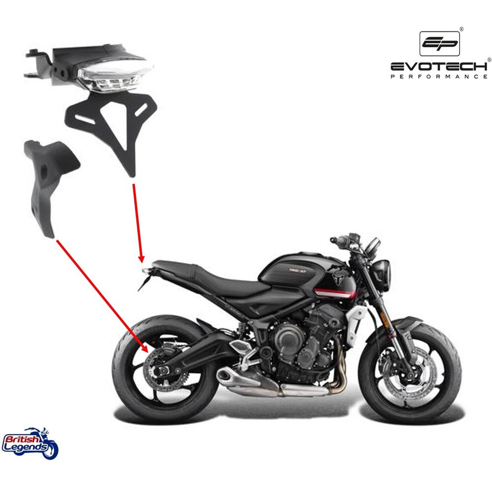 Kit "AR Short" con portaplacas para Trident 660