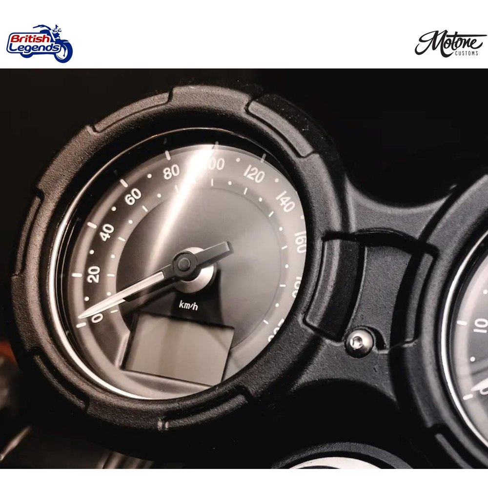 Black Dashboard Cover for Triumph Motorcycles