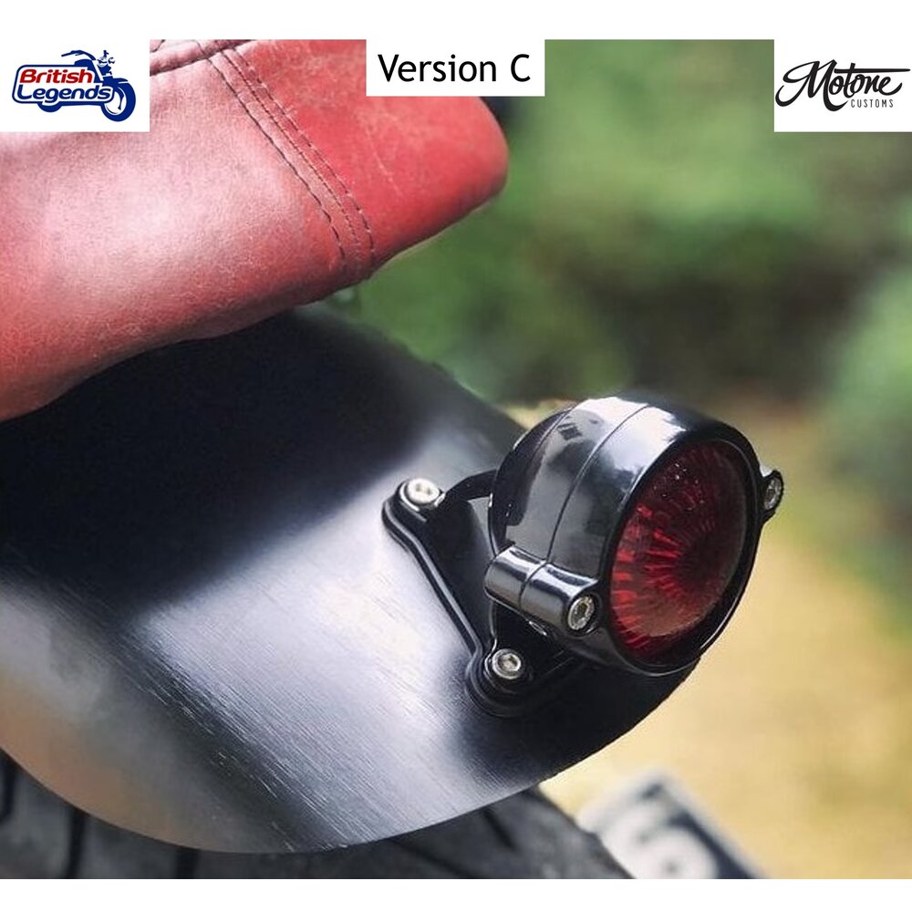 Short Rear Fender in Aluminum for Triumph Twins