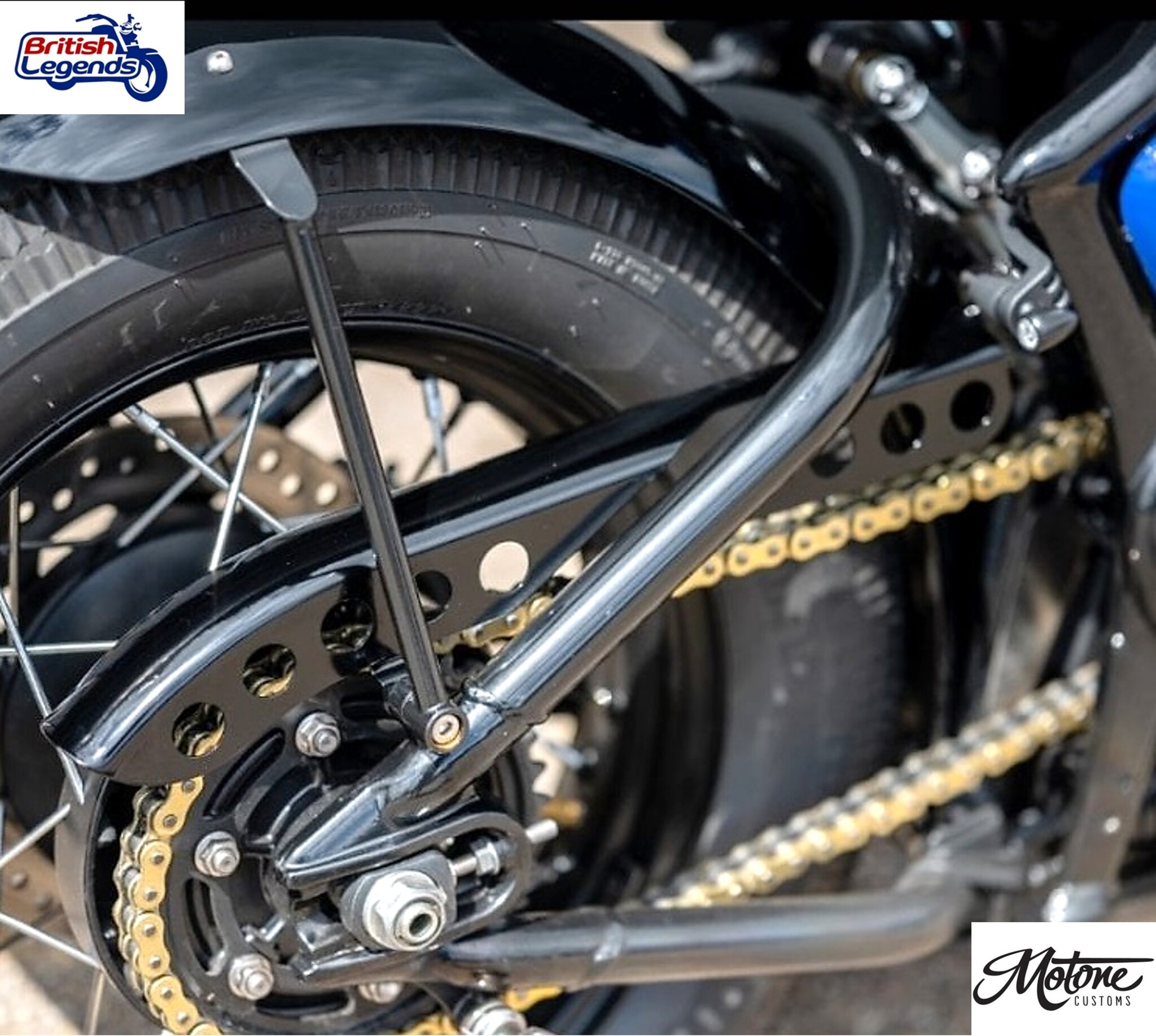 Stainless Steel Chain Guard for Triumph Bobber & Speedmaster - British ...