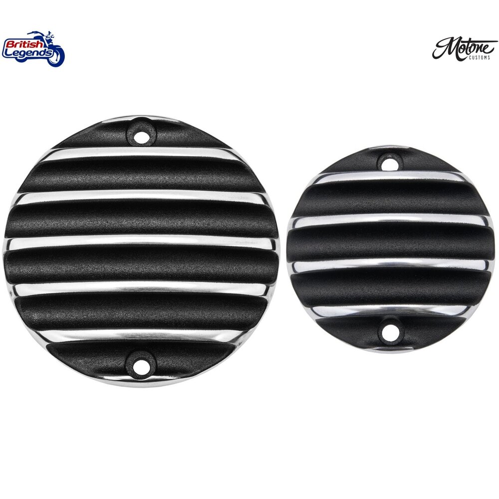 Solid Alloy Engine Badges for Triumph Twins