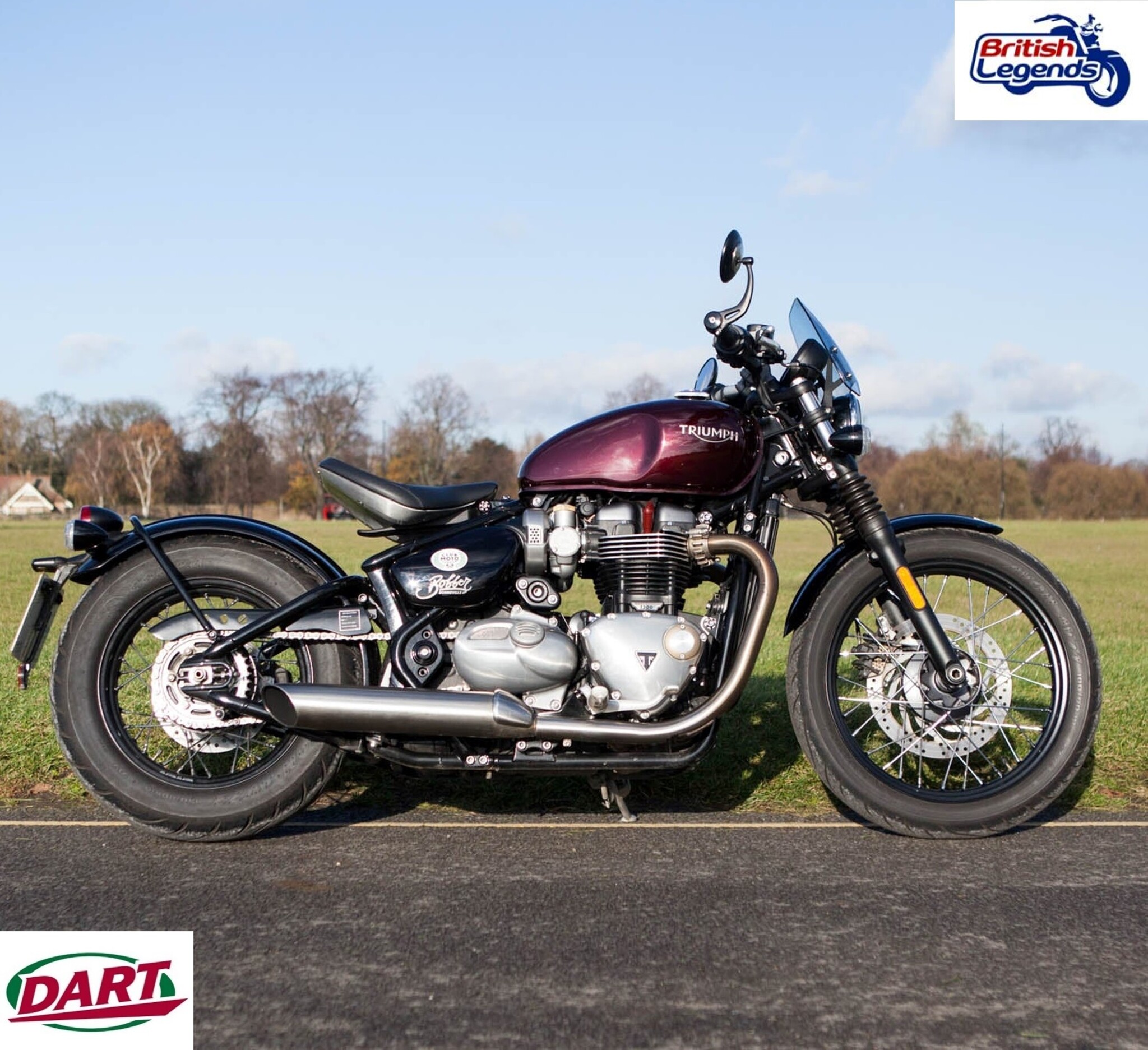 Dart Flyscreen for Triumph Bobber - British Legends