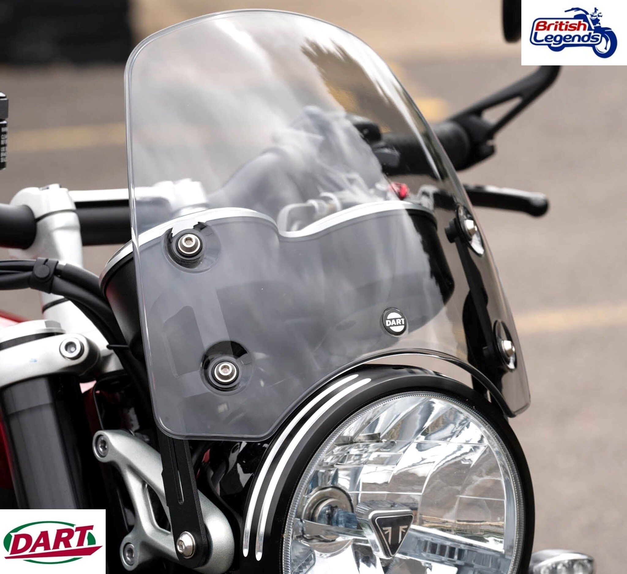 Dart Flyscreen for Triumph Thruxton 900/1200 - British Legends