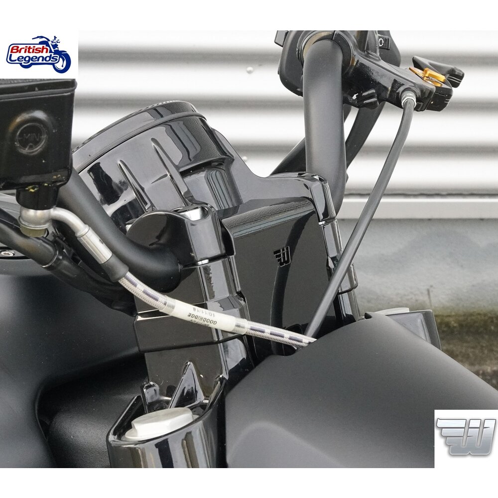 Handlebar Riser & Cable Cover for Indian Scout