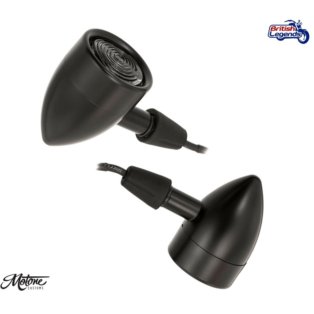 Motone Icon LED Indicators in Solid Aluminum