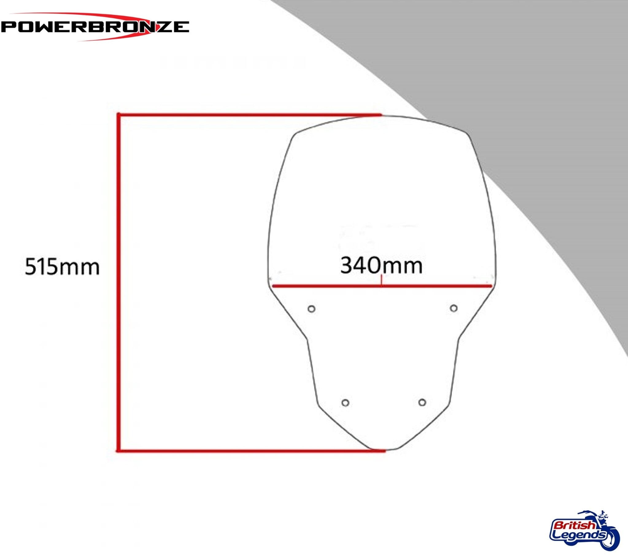 Touring Screen for Tiger 900 & 850 Sport - British Legends