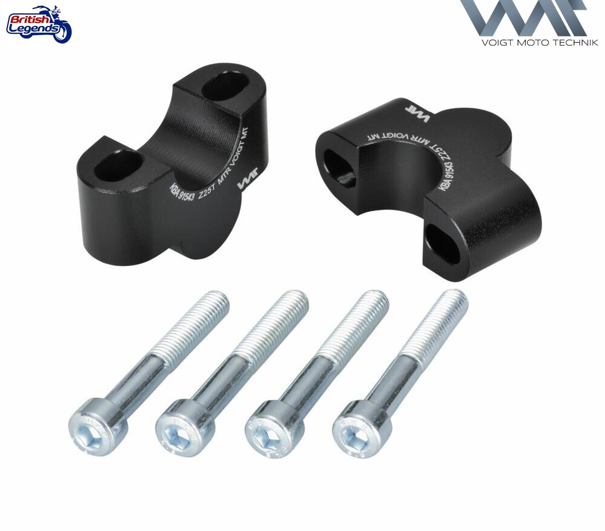 Rehausses de guidon pour Triumph Bobber & Speedmaster