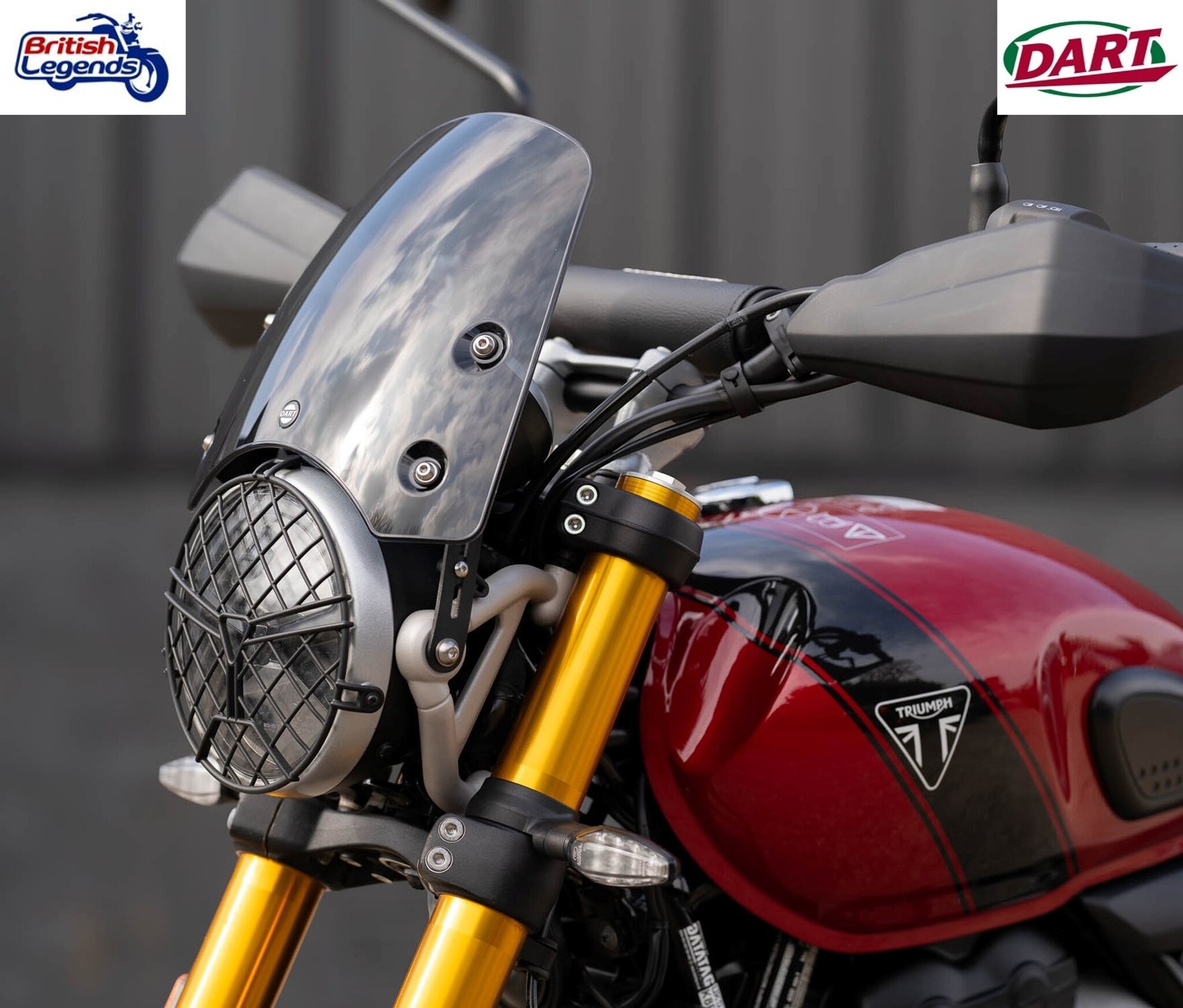 Dart Flyscreen for Triumph Scrambler 400 - British Legends