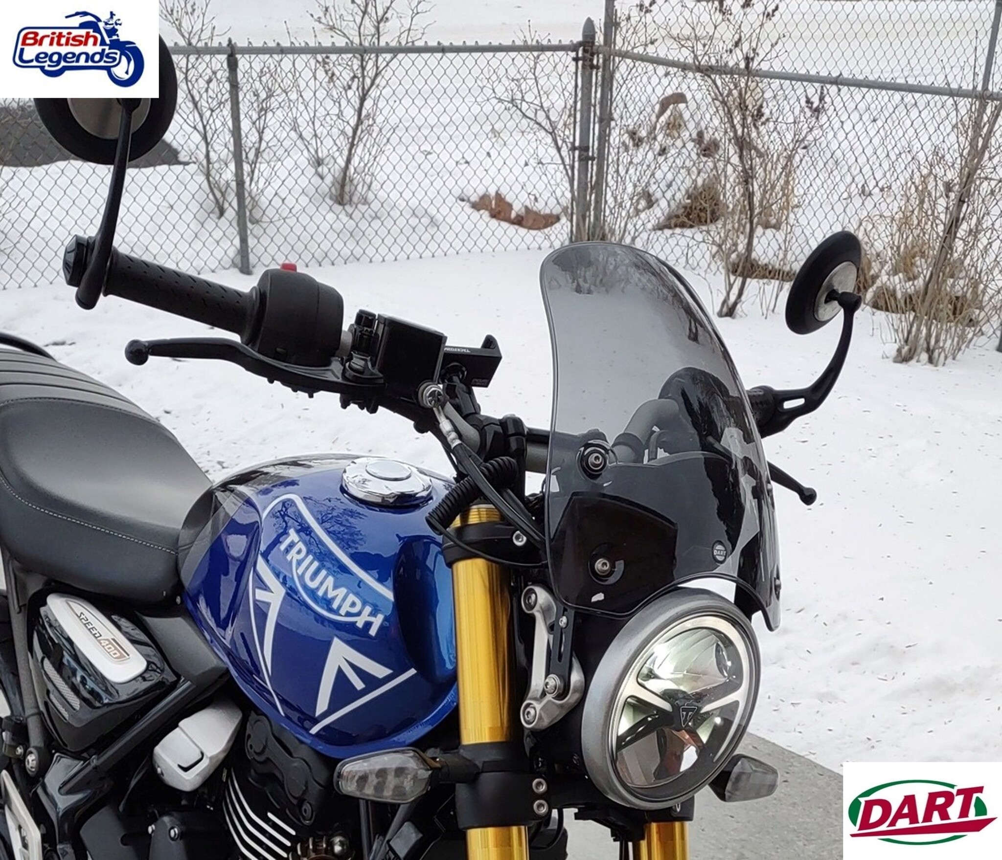Dart Flyscreen for Triumph Speed 400 - British Legends