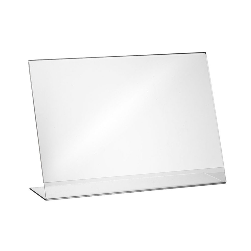 L-Standaard Kaarthouder A4 Landscape - Displaymagazijn.nl