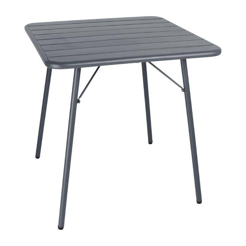 Buy Square steel folding table gray | 70 cm online - HorecaTraders