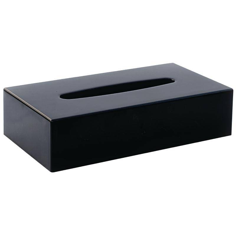 Buy Tissue Box Rectangular | Black online - HorecaTraders