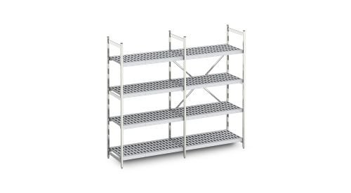 Buy Aluminum rack 60 cm deep | 10 sizes online - HorecaTraders
