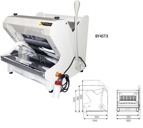 Buy Bread Slicer White - Bread Via Top | 490W online - HorecaTraders