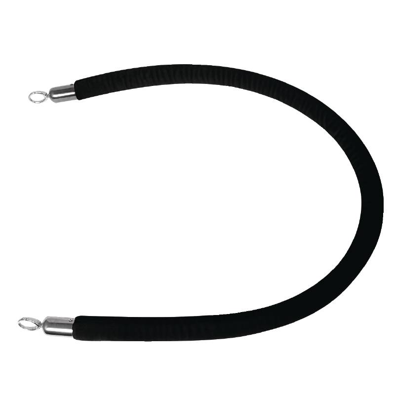 Buy Marking cord velvet Black | 1.5 meters online - HorecaTraders