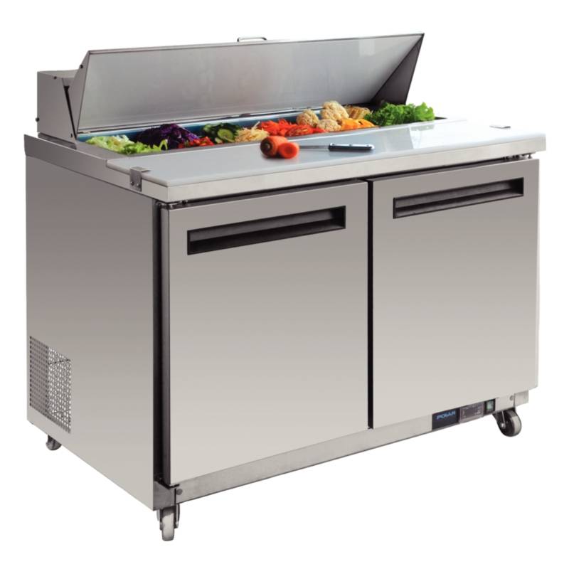 Buy Saladette with worktop and wheels | 2 doors | 405L online ...