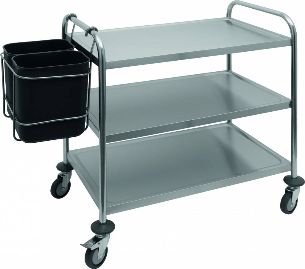 Afvalcontainer voor het bedienen van trolley - Horeca Traders