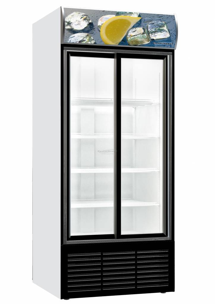 Buy Refrigerator with sliding glass doors | 1103(w) x 689(d) x 2000(h ...