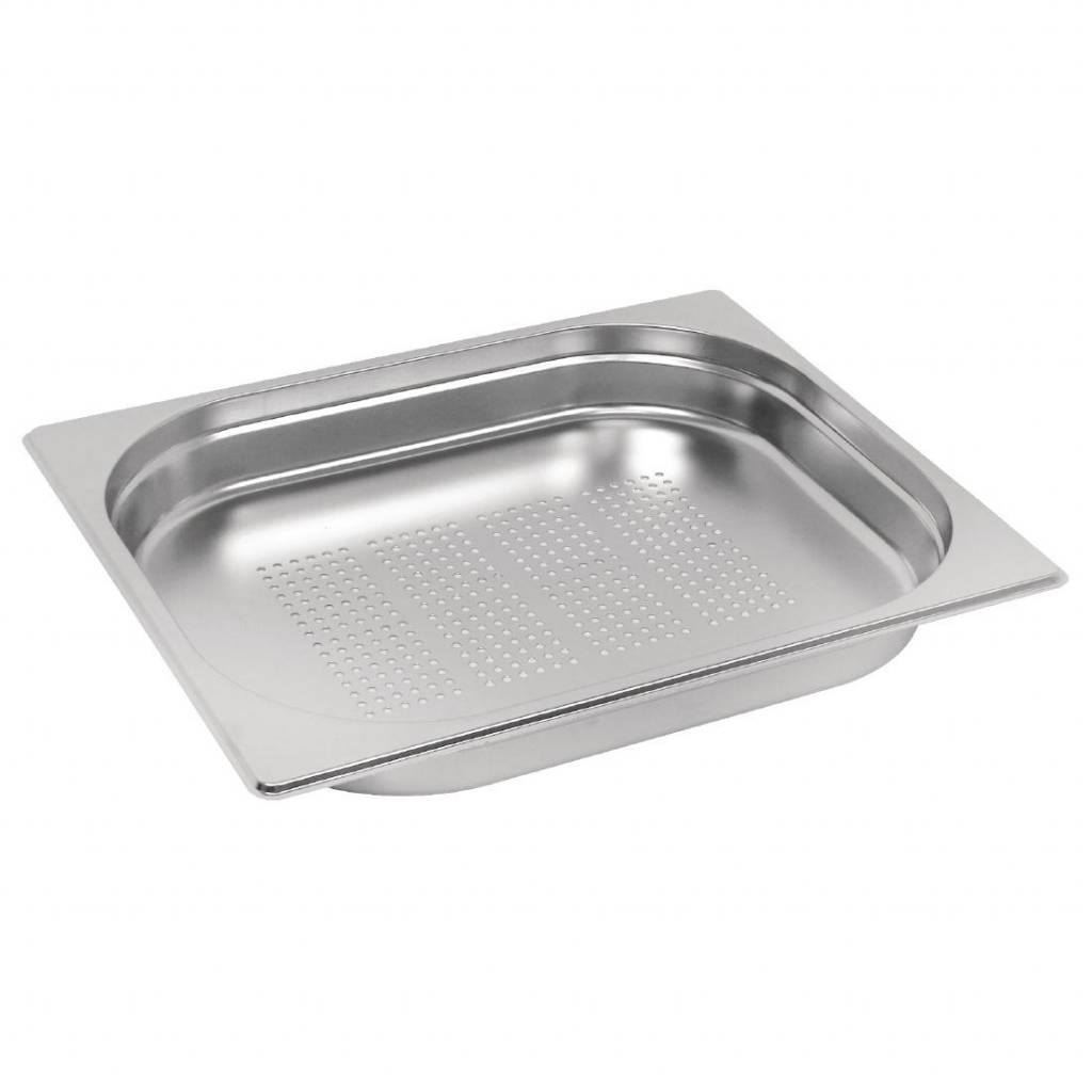 Buy Stainless steel GN 1/2 container perforated | 6 sizes online ...