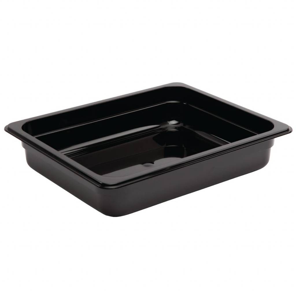 Buy Plastic Gastronorm containers 1/2 | 4 Sizes - Black online ...