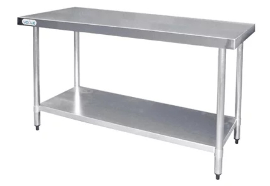 Buy Stainless Steel Work Table with Shelf | 60 cm deep | 5 sizes online ...