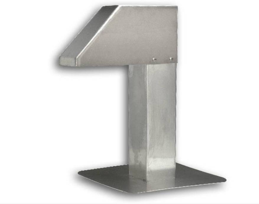 Buy Roof terminal | Aluminum | 12x12cm | 1 exit online - HorecaTraders