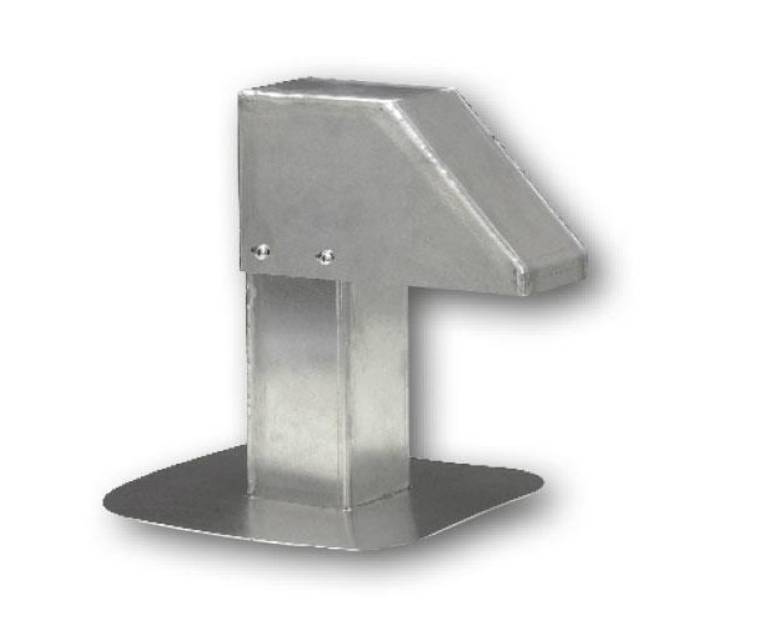 Buy Roof terminal | Aluminum | 8x8 cm | 1 exit online - HorecaTraders
