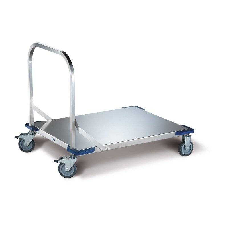 Platformwagen RVS | 100 x 80 | 250 KG - Horeca Traders