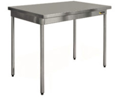 Buy Stainless steel work table on legs | demountable | 8 sizes | online ...